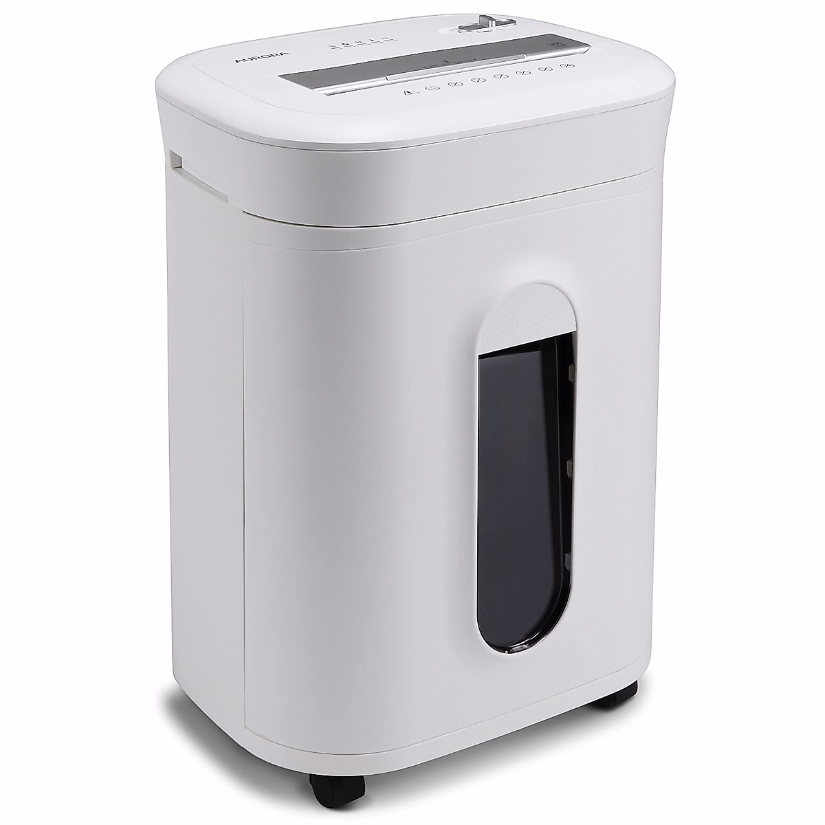 Aurora Professional Grade 10-Sheet High Security Micro-Cut Paper and Credit Card Shredder/ 60 Minutes/Security Level P-5, White