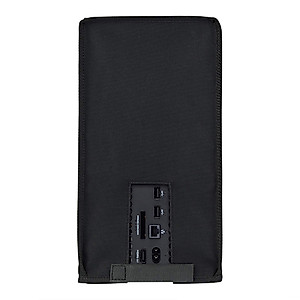 PlayVital Black Nylon Dust Cover for Xbox Series X Console, Soft Neat Lining Dust Guard, Anti Scratch Waterproof Cover Sleeve for Xbox Series X Console