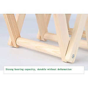 TURMZPY Wood and Brass Collapsible Accordion Wine Rack Table Decor 5 Bottle