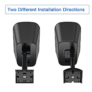 Wall Mount and Ceiling Mount for Logitech Z906 5.1 Surround Sound Speaker System Tilt and Swivel Adjustable Mounting Bracket for Logitech Z906 Satellite Speakers Wall Mount, Single