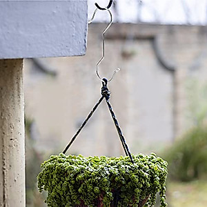 Frcctre 30 Pack Stainless Steel S Hooks Large S Shape Hanging Hooks, 8"/12"/16" Utility Heavy Duty Metal Long S Hooks for Garden Kitchen Bathroom Wardrobe, Indoor & Outdoor Use