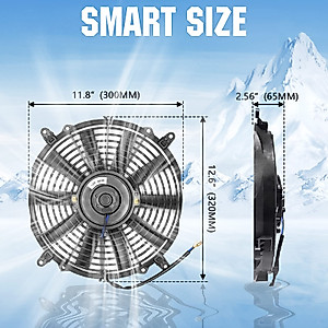ECO-WORTHY 800CFM Solar Fan Kit, 12in 80W DC Fan Powered by 100W Solar Panel for Greenhouse, Chicken Coop, Attic, Shed, Barn - DELIVERY IN 2 OR 3 PARCELS
