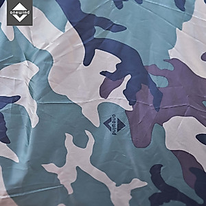 Onewind Premium Hammock Underquilt Protector for Single and Double Hammock, Lightweight Durable Protective Cover with Insulation for Camping, Backpacking and Travel, Camo Print