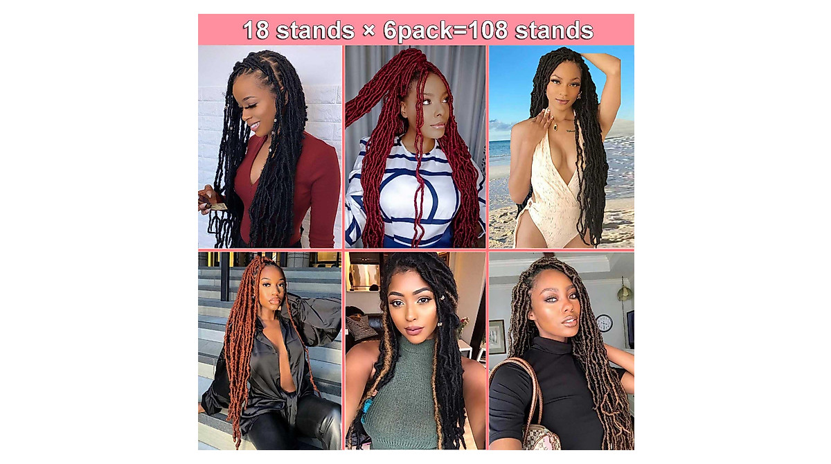 24" Soft Locs Crochet Hair - Easy & Stylish Braids