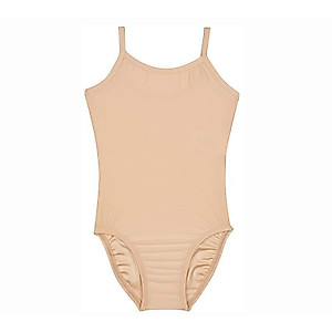 DanzNmotion by Danshuz Women's DanzNmotion by Danshuz Camisole Seamless Leotard Nude M