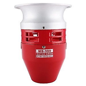 Baomain Motor Horn Siren Buzzer MS-390 AC 110V 0.93A 125DB Decibel Security