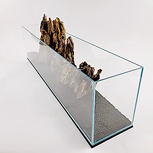 Lifegard Aquatics 16 Gallon Clear Glass Bookshelf Aquarium 6mm (33.85"x9.84"x11.02")