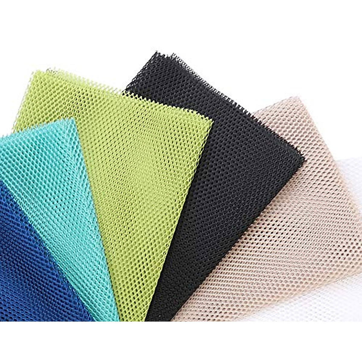 Annie Mesh Fabric Lightweight 18"x 54" Black, 18" by 54",PBA02030