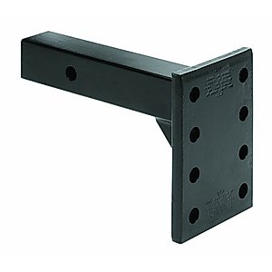 Tow Ready 63057 Black Solid Shank Pintle Hook Receiver Mount