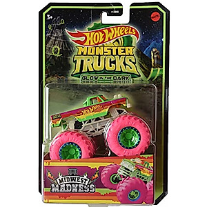 Hot Wheels Monster Trucks Midwest Madness, Glow in The Dark