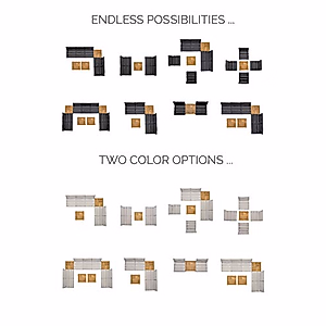 ARMEN LIVING LCARCOTK Arno Outdoor Square Teak Wood Coffee Table