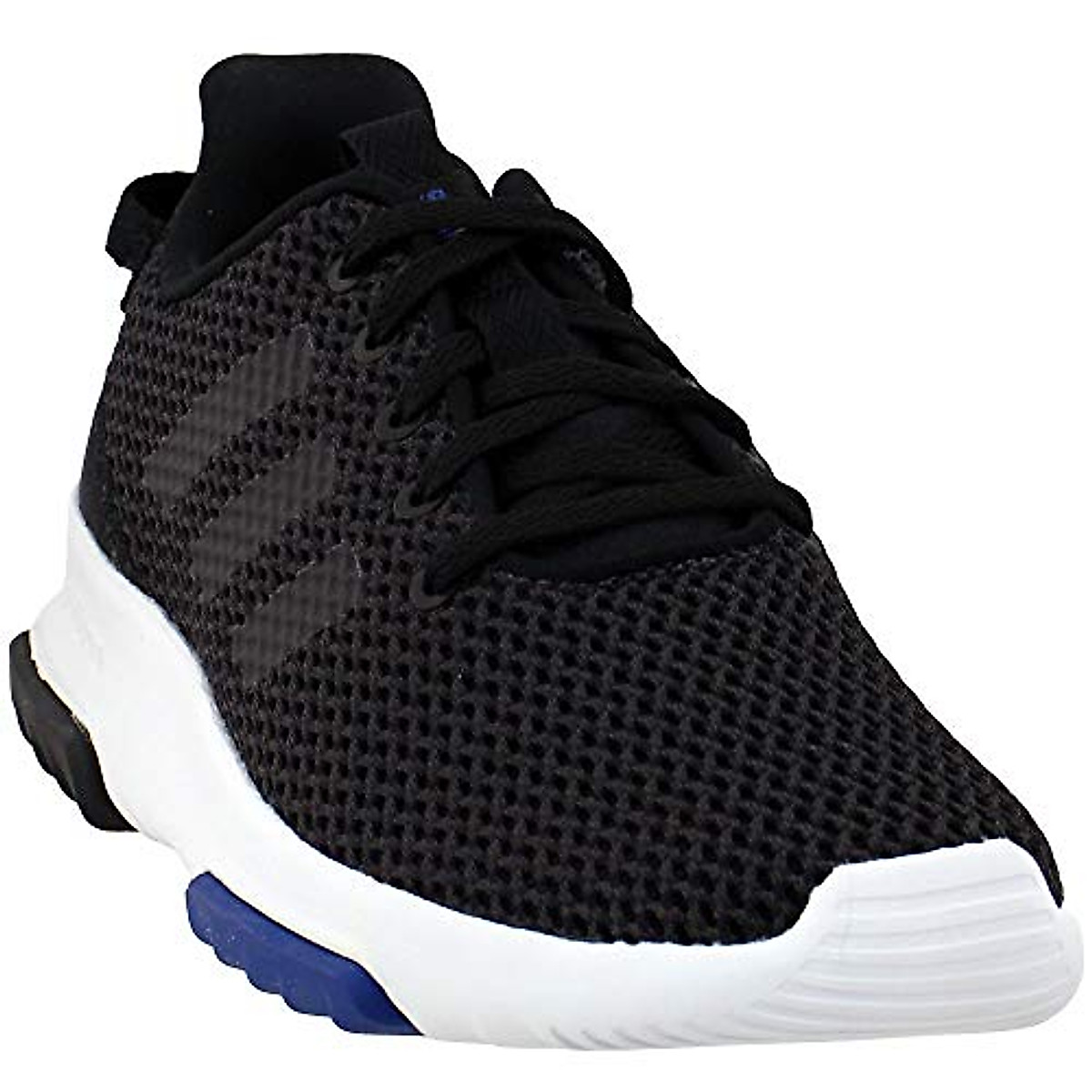adidas Kids CF Racer TR Running Shoe, Utility Black/Black/Running White/Collegiate Royal, 10.5K M US Little Kid