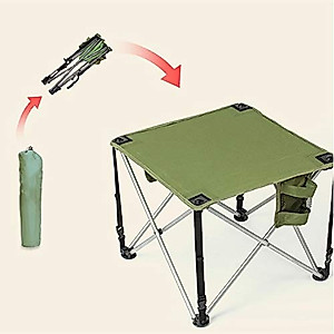 DOUBAO Outdoor Mini Folding Table BBQ Picnic Table Portable Folding Table Chair Casual Table Camping Booth Table Beach Table