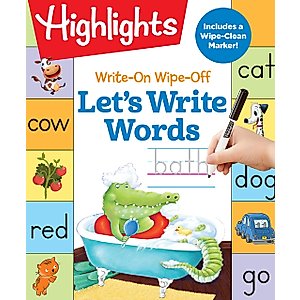 Write-On Wipe-Off Let's Write Words (Highlights™ Write-On Wipe-Off Fun to Learn Activity Books)