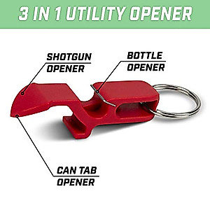 GoPong Ultimate Beer Shotgun Tool - Pack of 10 - Red