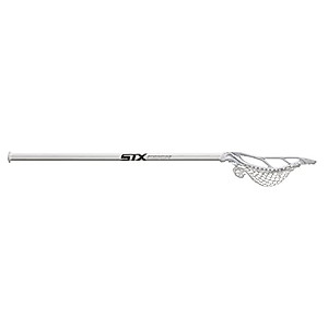 STX Stallion 700 Complete Lacrosse Stick A/M with Fiber Composite Handle White