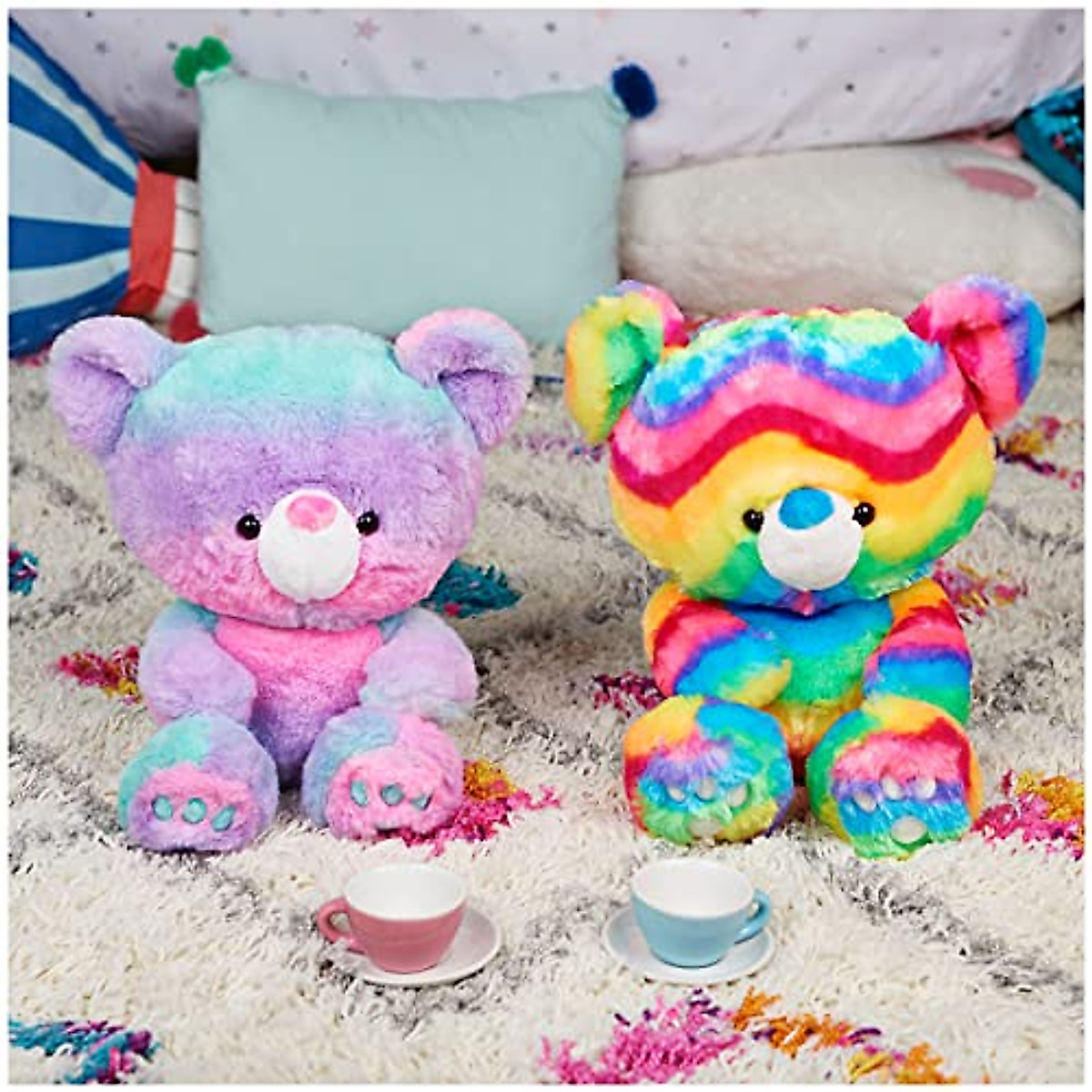 GUND Kai Teddy Bear, Premium Plush Toy Stuffed Animal for Ages 1 & Up, Rainbow, 12"