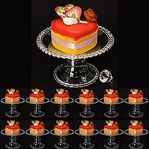 12pc Cupcake Serving Plate Stand Display (Clear)