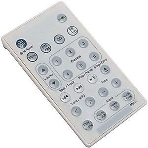 PERFASCIN Replaced Remote Control Compatible with Bose Wave Music System Audio System AWRCC1 AWRCC2 and I II III Player (White)