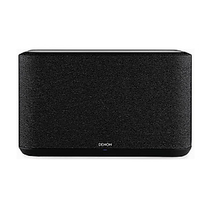Denon New Home 350 Wireless Smart Speaker – Powerful Stereo Sound, Wi-Fi & Bluetooth, HEOS Built-in, Alexa Built-in, Siri & AirPlay 2, Spotify Connect, Multi-Room Support, Black