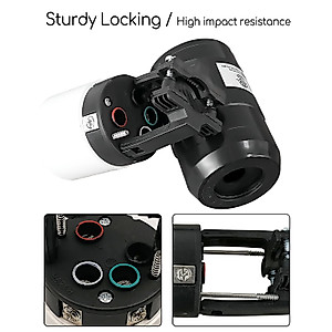 Generator Male Plug 50 Amp Twist Lock Plug Replace LL550P CS6365, Generator Power Cord Connector for Car RV Boat Camping Vehicle, 3 Pole 4 Wire Grounding, 12500W