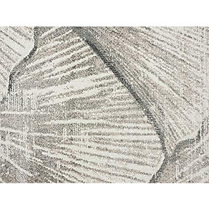 Abani Rugs Porto PRT220 Contemporary Beige Shell Area Rug 3' X 5'