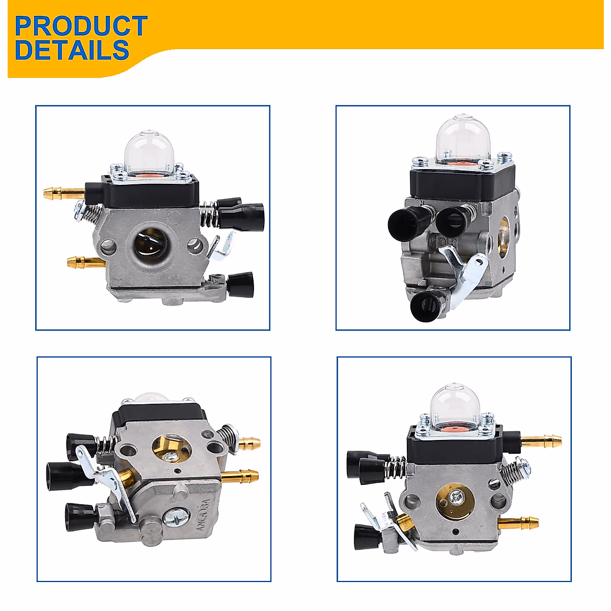 FitBest C1Q-S68 Carburetor with Tune Up Service Kits Fit for Stihl BG45 BG46 BG55 BG65 BR45C SH55 SH85 Leaf Blower 4229 1200 606 Zama C1Q-S68 C1Q-S64