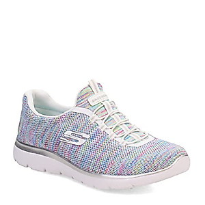 Skechers Sport SummitsForever Glowing Womens Sneaker 9 BM US WhiteMulti