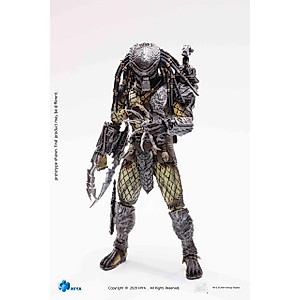 Hiya Toys Alien vs. Predator: Temple Guard Predator 1:18 Scale Action Figure, Multicolor