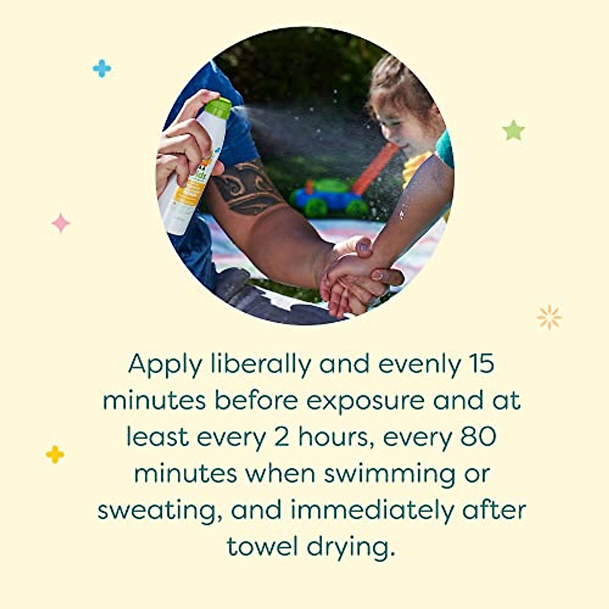 Babyganics SPF 50 Kids Mineral Sunscreen Continuous Spray, Totally Tropical | UVA UVB Protection | Octinoxate & Oxybenzone Free | Water Resistant, 6 Ounce (Pack of 2)