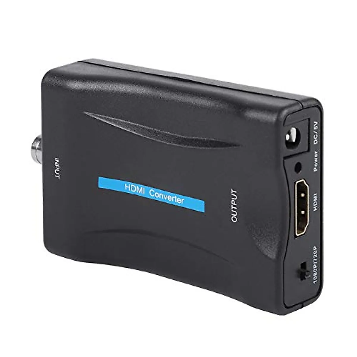 BNC to HDMI Converter, 480I (NTSC) / 576I (PAL) Format to 1080P/720P HD HDMI Signal, More Stable, Low Energy Consumption, Connect Video Adapter Monitor, TV, Projector, etc