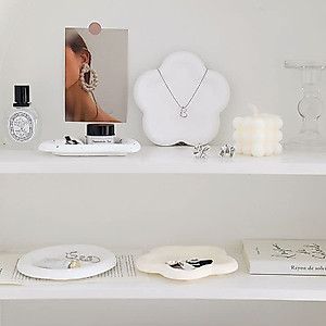 3 Set Tray Silicone Resin Mold Round Love Heart Flower Shaped Epoxy Silicone Casting Molds Coaster Tray for Cup Fruit Candy Vase Holder Articles Ornaments,3D DIY Display Decor Crafts