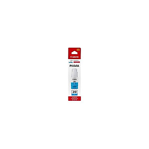 Canon GI-20 Cyan Ink Bottle, Compatible to PIXMA G6020 and G5020 MegaTank Printers