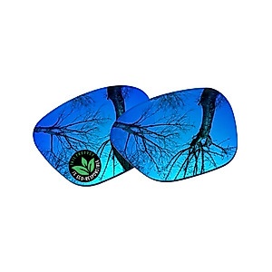 Raydi Polycarbonate Replacement Lenses for Bose Alto M/L BDM0006 Sunglasses - Ice Blue Mirror - Polarized