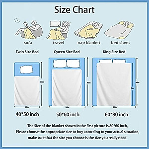 FeHuew Cardinals Birds Cherry Flowers Soft Throw Blanket 40x50 inch Lightweight Warm Flannel Fleece Blanket for Couch Bed Sofa Travel Camping for Kids Adults