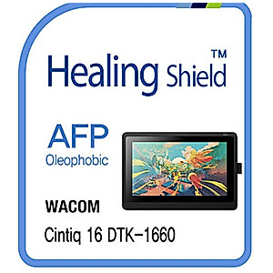 MITER CASE Screen Protector for WACOM Cintiq 16 DTK 1660, AFP Oleophobic Coating Screen Protector Clear LCD Shield Guard Film