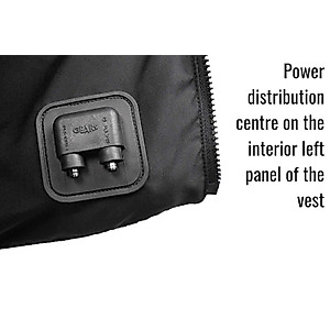 GEARS Gen-X3 Heated Vest Liner + Single Switch Cord COMBO | For Outdoor Powersports, Motorcycle, Snowmobile, and ATV (36)