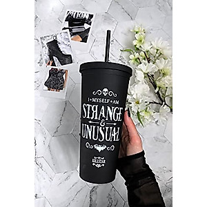 Killstar Strange Unusual Cold Brew Iced Coffee Tea Travel Mug Cup