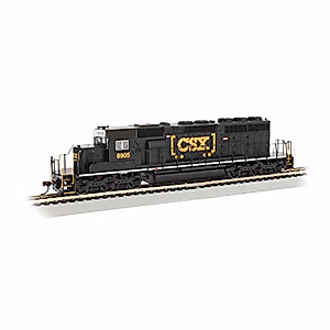 EMD SD40-2 Dcc Equipped Diesel Locomotive CSX #8905 (HTM) - Black - HO Scale