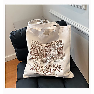 Printing Canvas Tote Bag For Women Large Capacity Shoulder Bag Urban Simplicity Soft Satchel Bag Hobo Purse (upright brown)