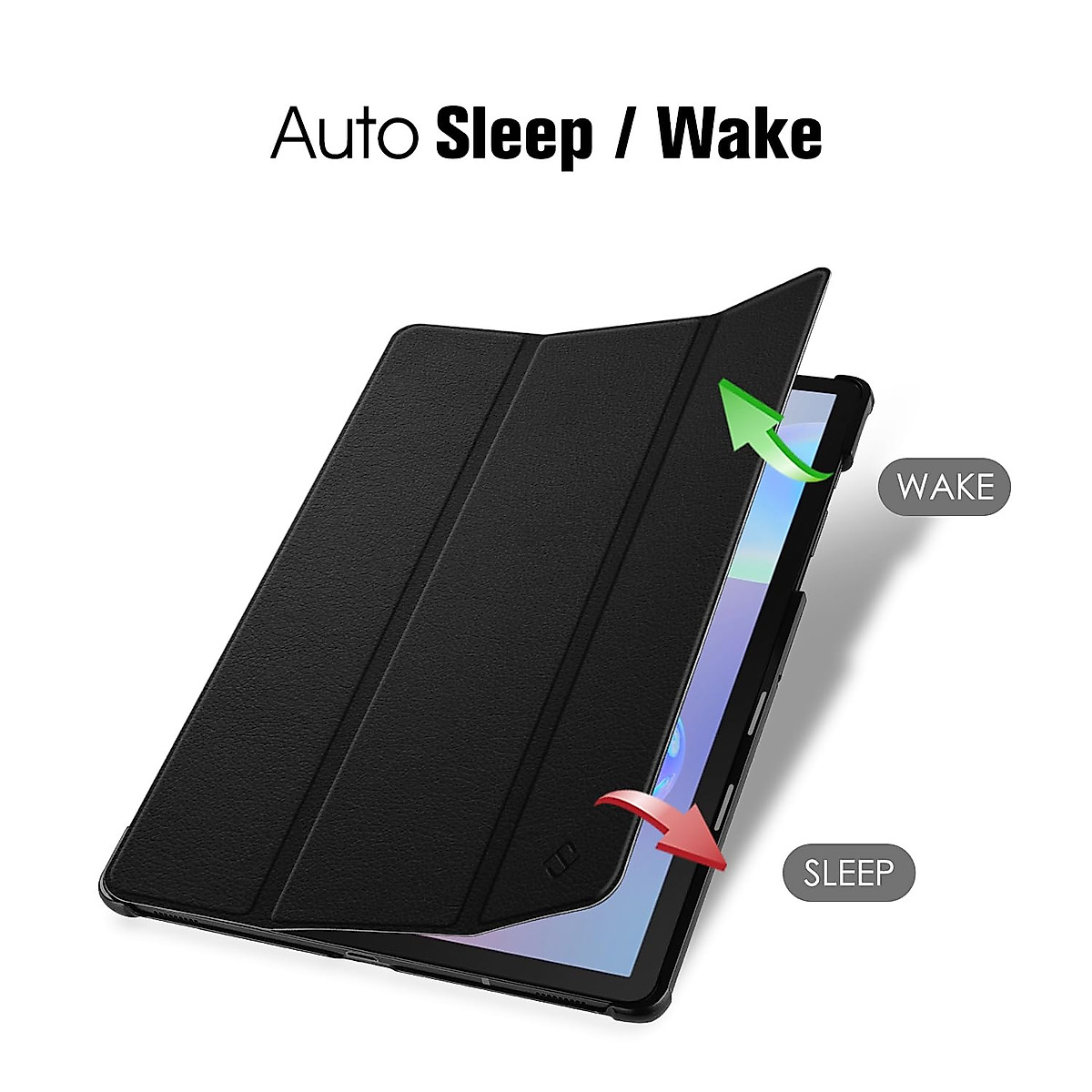 Fintie Slim Case for Samsung Galaxy Tab S6 10.5" 2019 (Model SM-T860/T865/T867), [Supports S Pen Wireless Charging] Tri-Fold Stand Cover Auto Sleep/Wake, Black