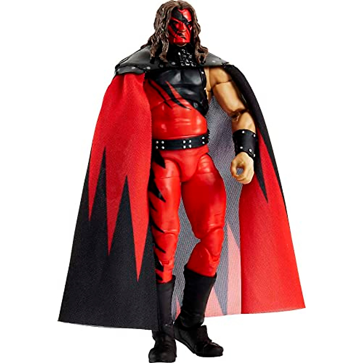 Mattel Ultimate Edition Kane Action Figure, 6-inch Collectible with Interchangeable Head, Swappable Hands & Entrance Cape for Ages 8 Years Old & Up