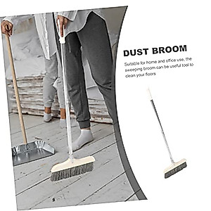 Outanaya Splicable Broom Kitchen Dustpan Hair Sweeping Brooms Stand up Dustpan Telescoping Broom Garden Broom Outdoor Dustpan Kitchen Broom Outdoor Broom Dustpan Rv Broom Stainless Steel