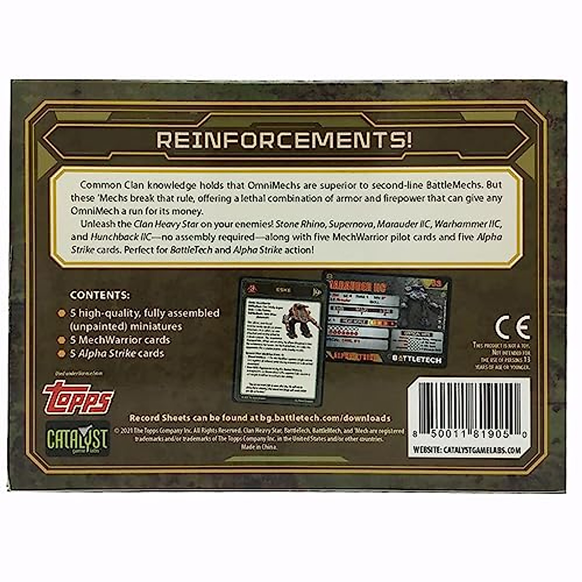 BattleTech Mini Force Pack: Clan Heavy Star