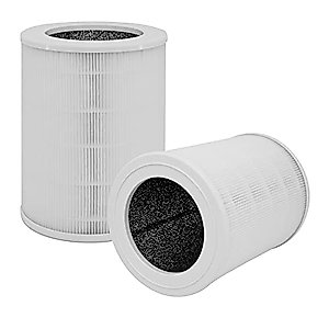 Chomolungma Air180 and Air180 max Replacement Filter, Compatible with BISSELL® Air180 Air Purifier, 3-in-1 Pre, True HEPA and Activated Carbon Filter, Compare to Part #3502, 2 Pack