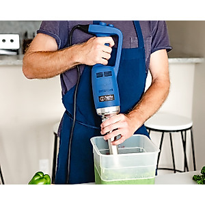 TK Tartle Kitchen Light Duty Commercial Immersion Blender, 350W Restaurant and Professional Use, 8000-20000RPM, Hand Mixer 16" Removable Shalft