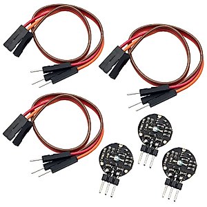FainWan 3PCS Pulse Sensor Heart Rate Sensor Monitor Pulse Sensor Compatible with Ar-duino Module Raspberry pi