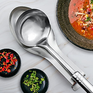 1 PCS Stainless Steel Spoon Rest, Spoon Holder for Stove Top, Utensil Spoon Rest Holder, kitchen utensils Holder for Ladles, Spatula, Cooking Utensils or Kitchen Tools (Silver)