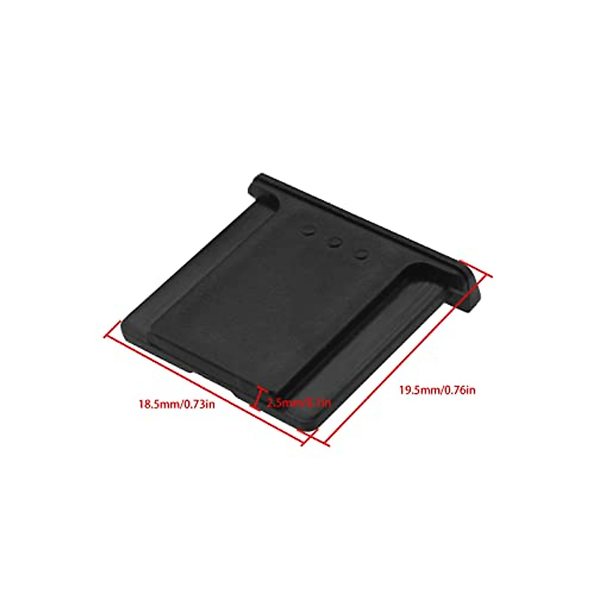 Micro Traders 4PCS Hot Shoe Cover Compatible with Fujifilm GFX 50S X-PRO1 X-PRO2 X-H1 X-T1 X-T2 X-T10 X-T20 X-E1 X-E2 X-E2s X-E3 X-T100 X-A1 X-A2 X-A10 X-A5 X10 X30