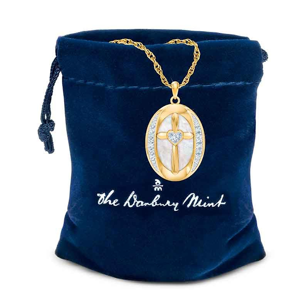 The Danbury Mint Grandaughter Greatest Blessing Pendant #1576-0010